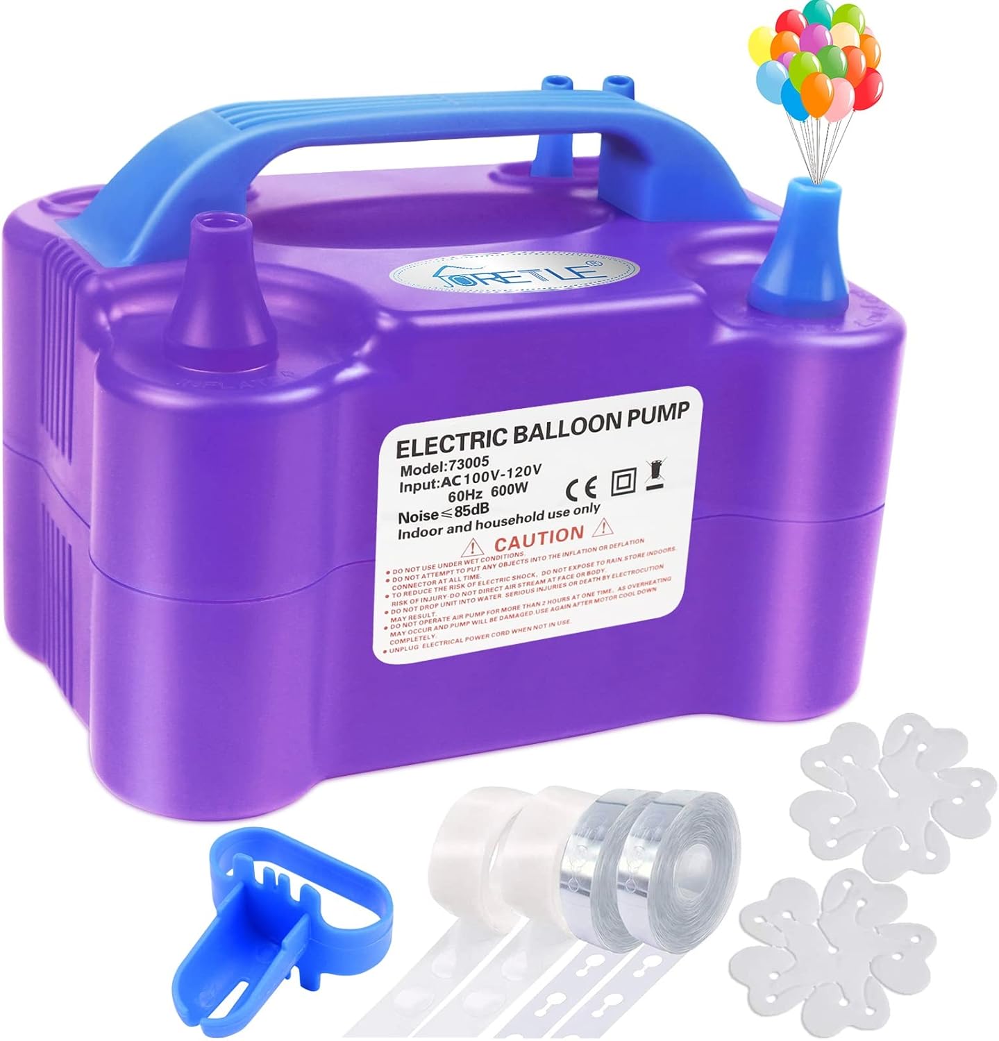 Amazon.com: Electric Balloon Pump Portable Balloon Pump Electric Air ...
