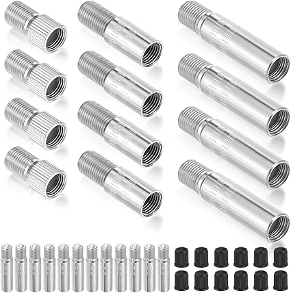 Sorcristy Valve Handle Extension Kit, 12 Pieces, 19/27/39 mm Tire Valve ...