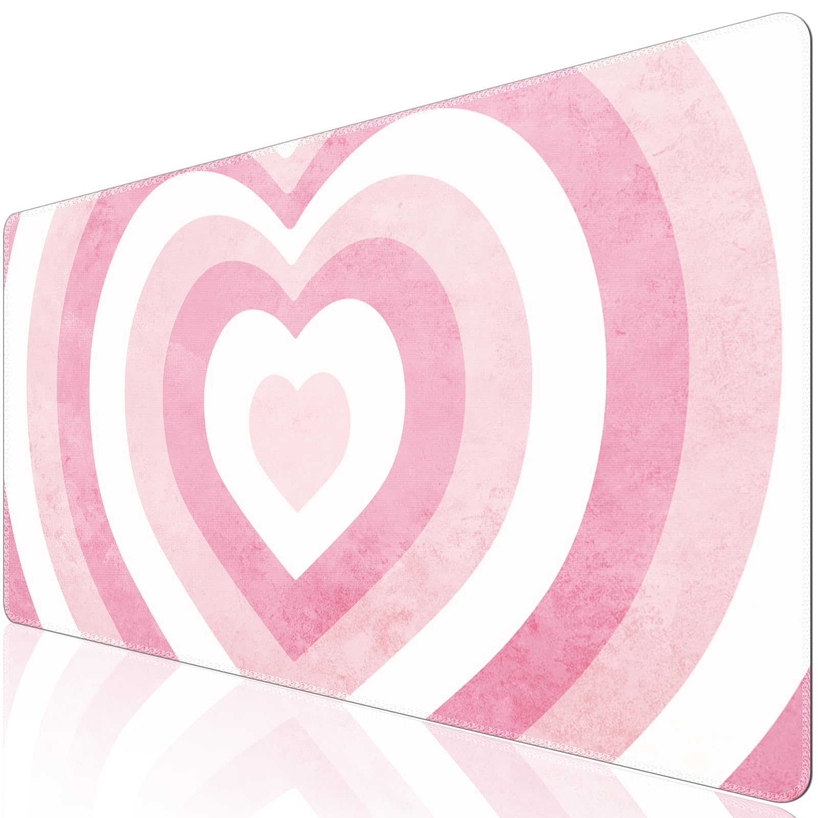 Amazon.com : iLeadon Pink Desk Mat, Big Mouse Pad, XXL Extended Gaming ...