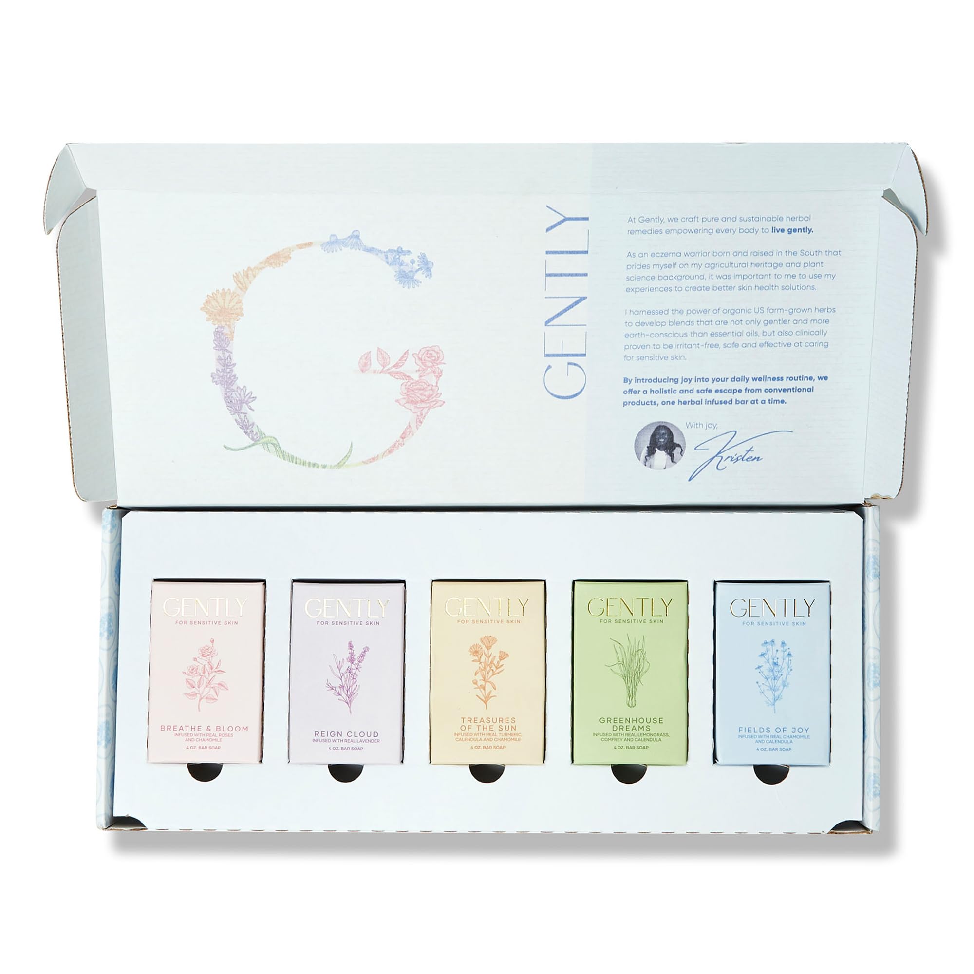 Amazon.com : Live Gently Gift Set – 5 Fragrance-Free, Essential Oil ...