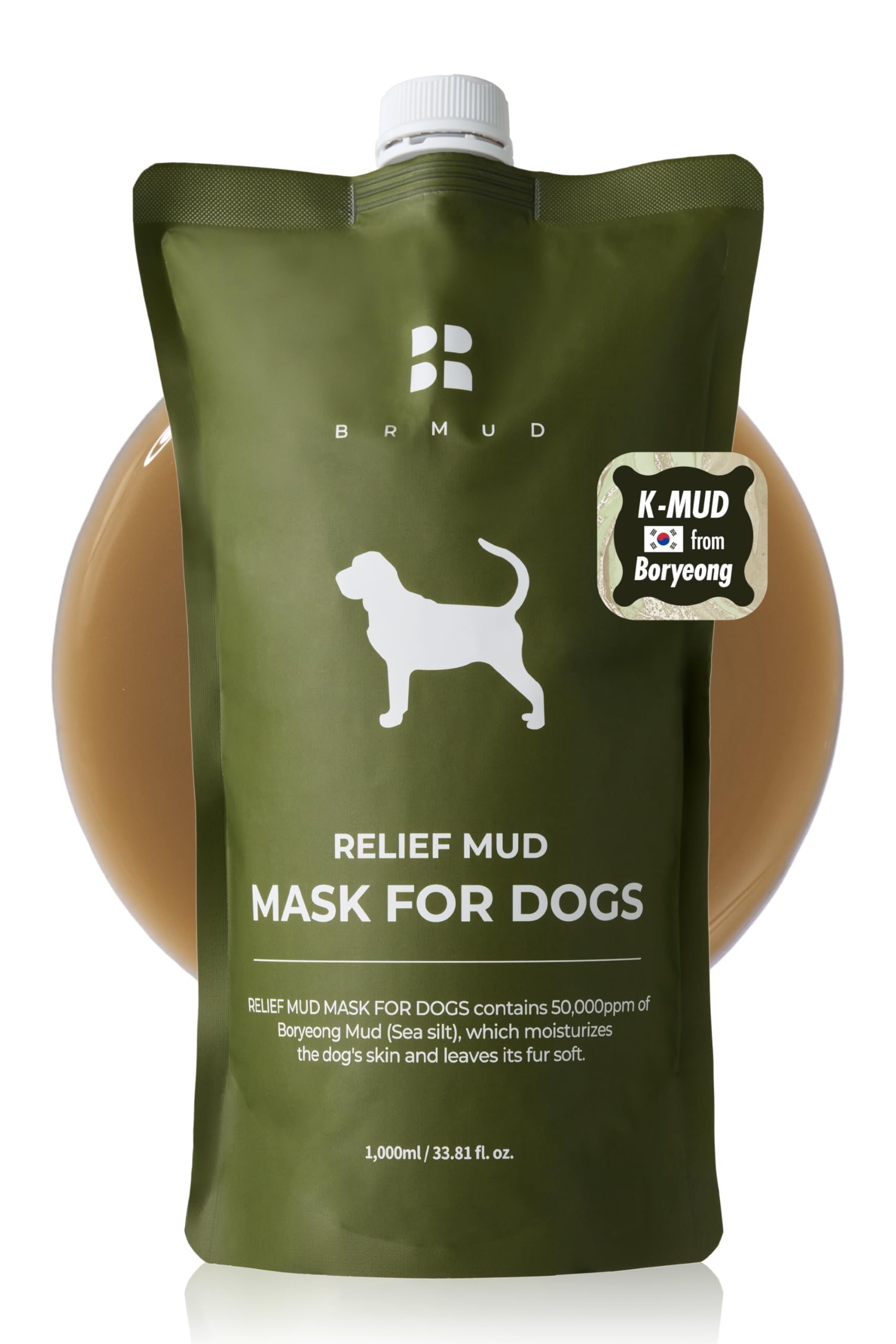 Amazon.com : BRMUD Relief Mud Mask for Dogs - Luxurious Coat and Dry ...
