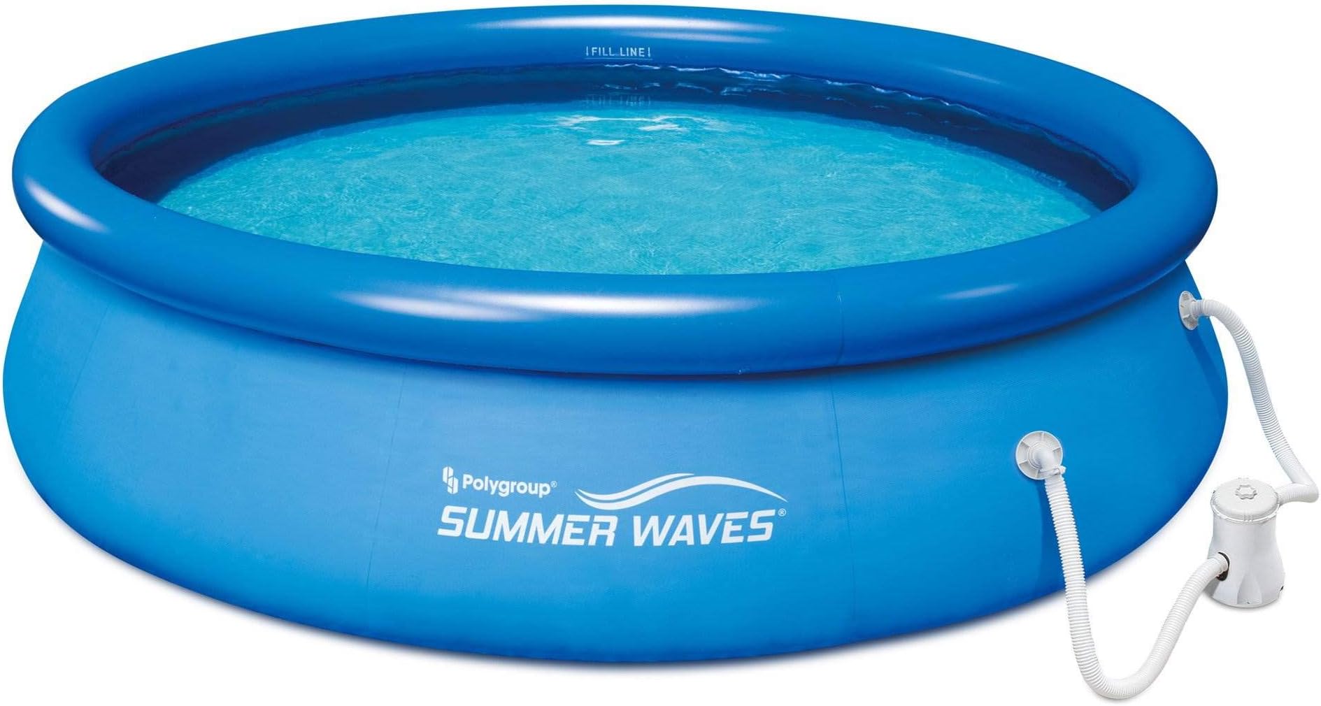 Amazon.com: Summer Waves 10ft x 30in Quick Set Inflatable Above Ground ...