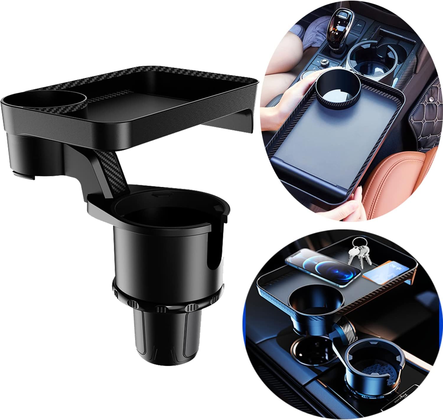 Cup Holder Tray for Car Cup Holder Expander with Car Drink Holders ...