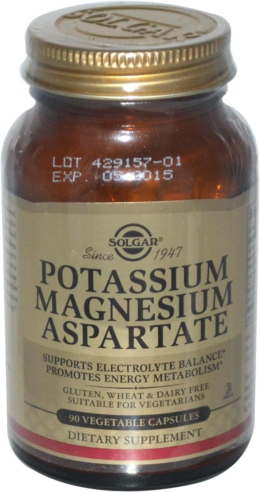 Amazon.com: Solgar - Potassium Magnesium Aspartate : Health & Household
