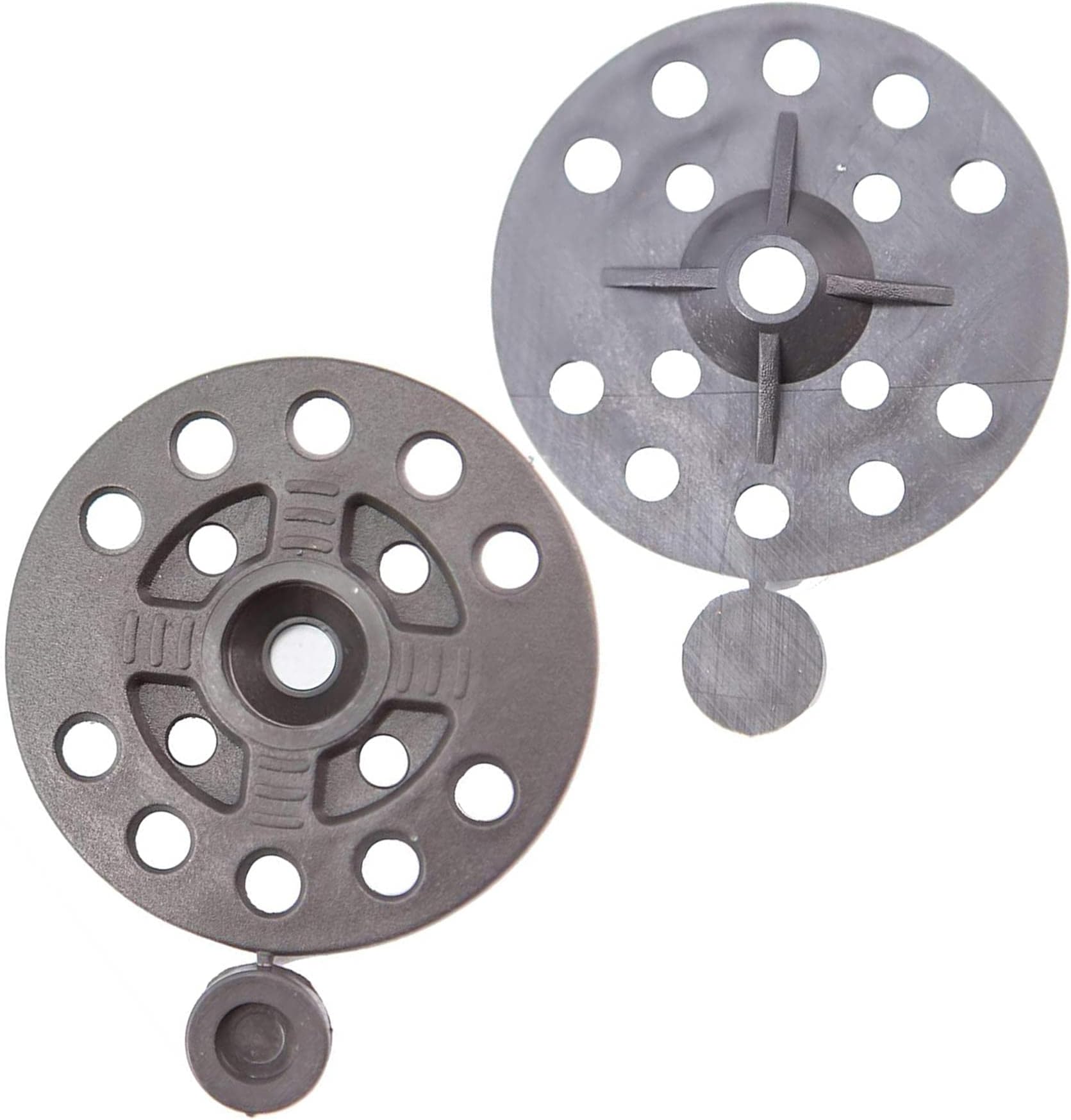 Toolty Plastic Washers - 100 Pcs of 56mm - Black Insulation Fixings ...