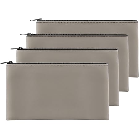 Amazon.com: 4Pack Money Bag 11 X 6, Safe Durable Money Bags with Zipper ...