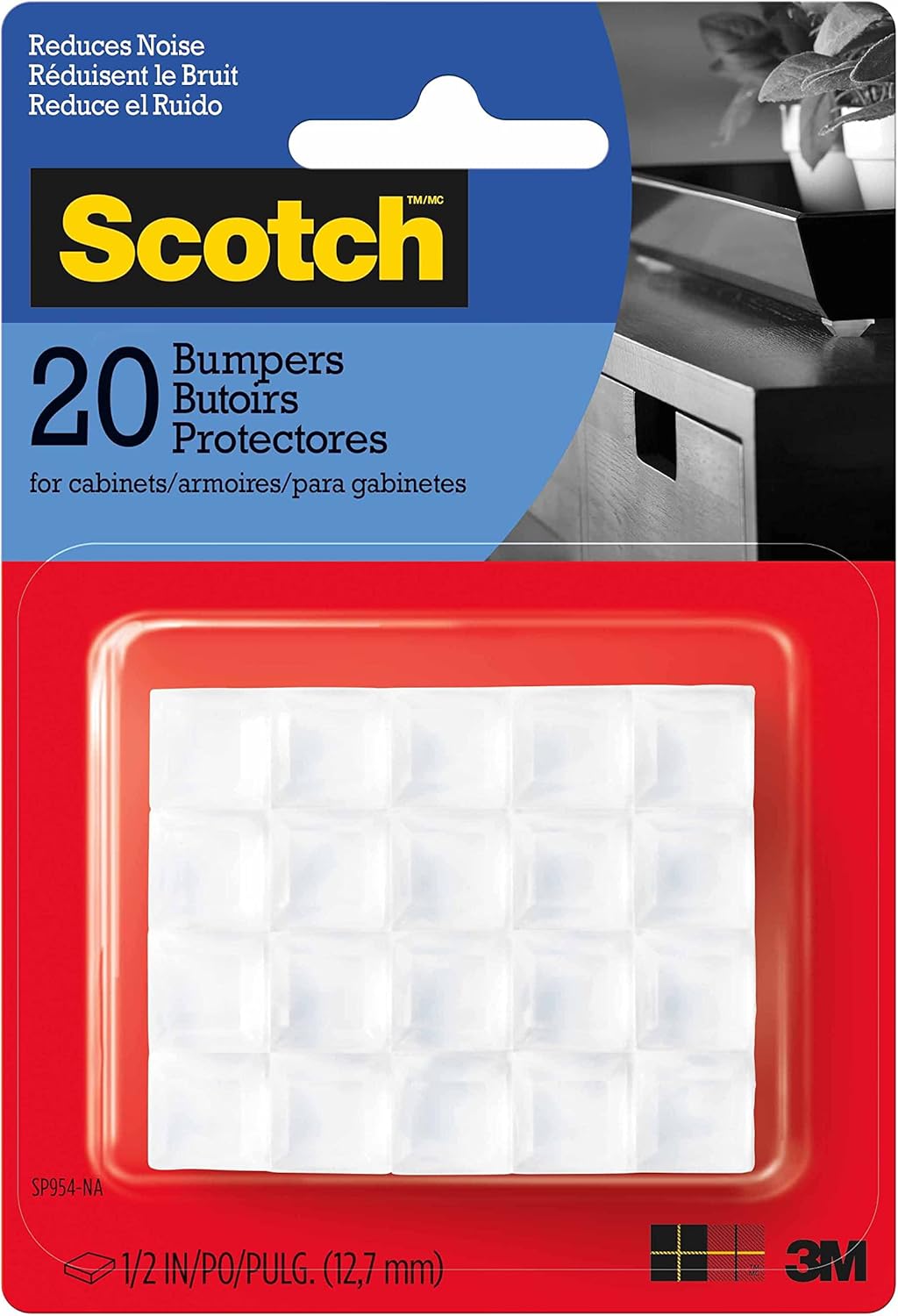 Amazon.com: 12 Packs: 20 ct. (240 total) Scotch™ Noise Reduce Bumpers ...