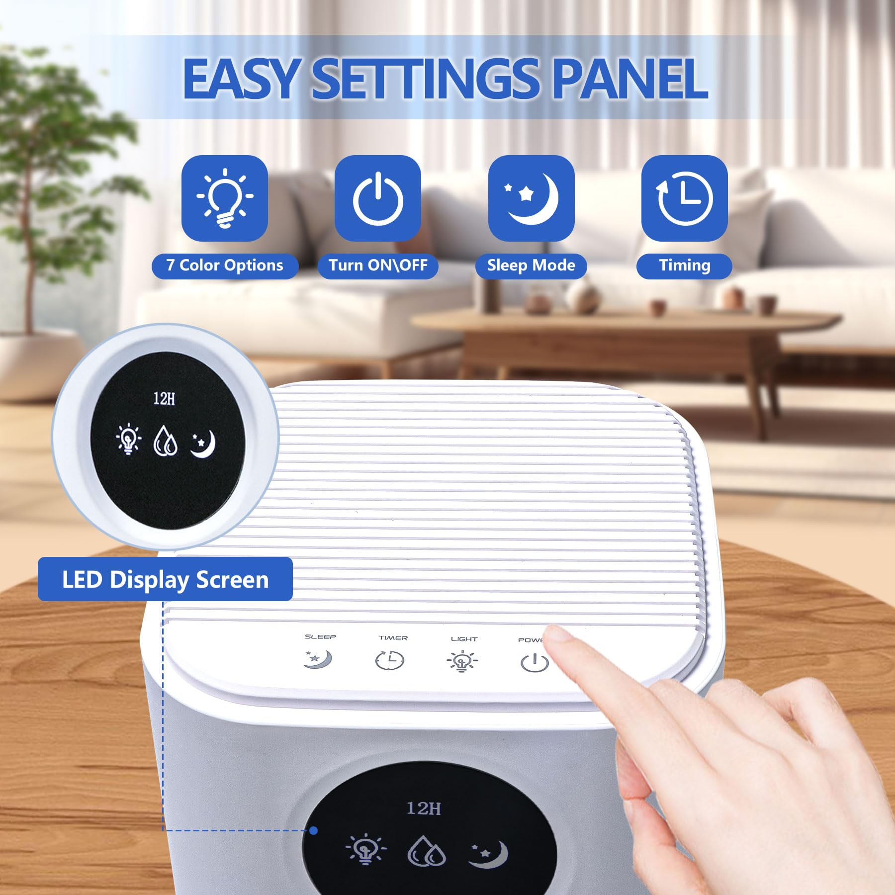 Automatic Humidity Control Machine 3-in-1 Humidifier Dehumidifier & Air ...