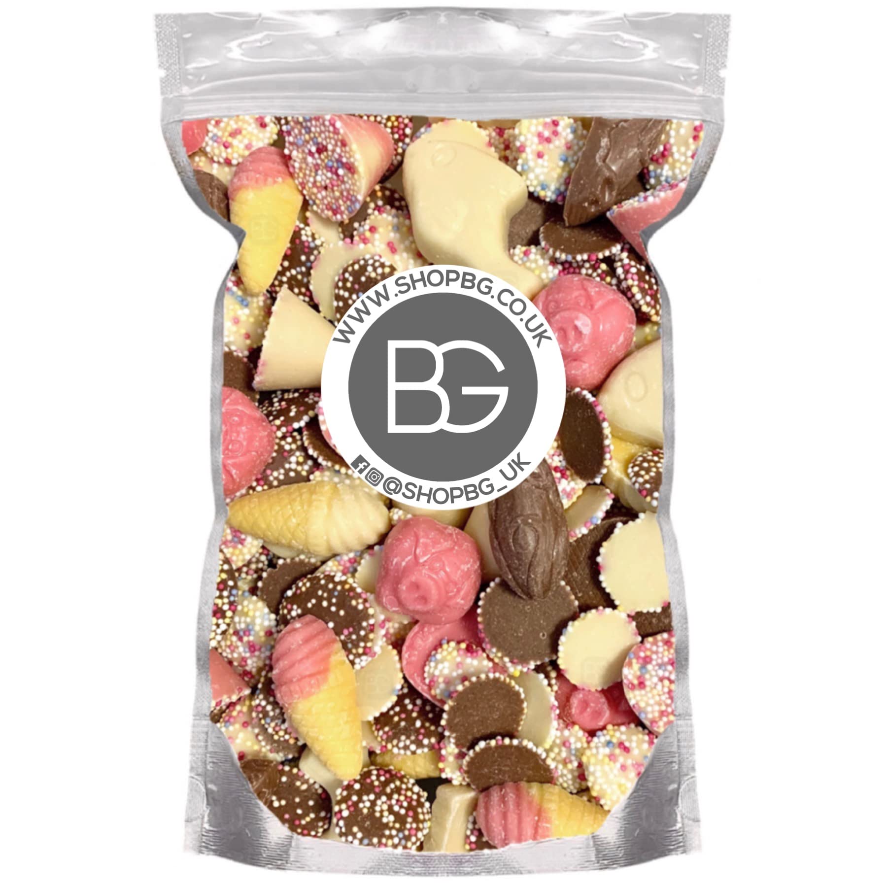 BG Chocolate Candy Quality Pick & Mix Sweets - Large Assortment 750g ...