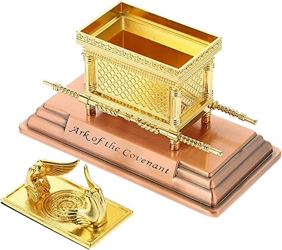 Amazon.com: HOLIDYOYO Ark of The Covenant Religious Statue, Golden Holy ...