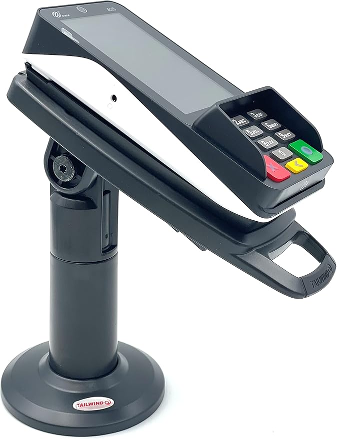 Pax A35 7" Key Locking Slim Design Pole Mount Terminal Stand : Amazon ...