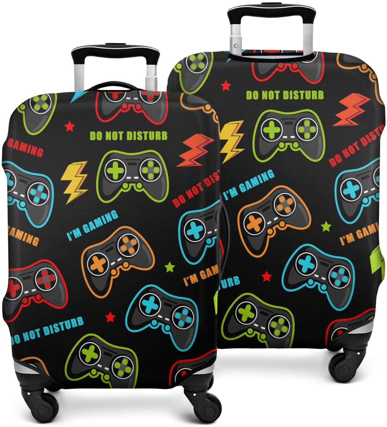 Amazon.com | Subvise Video Game Luggage Covers for Game Lover,Suitcase ...