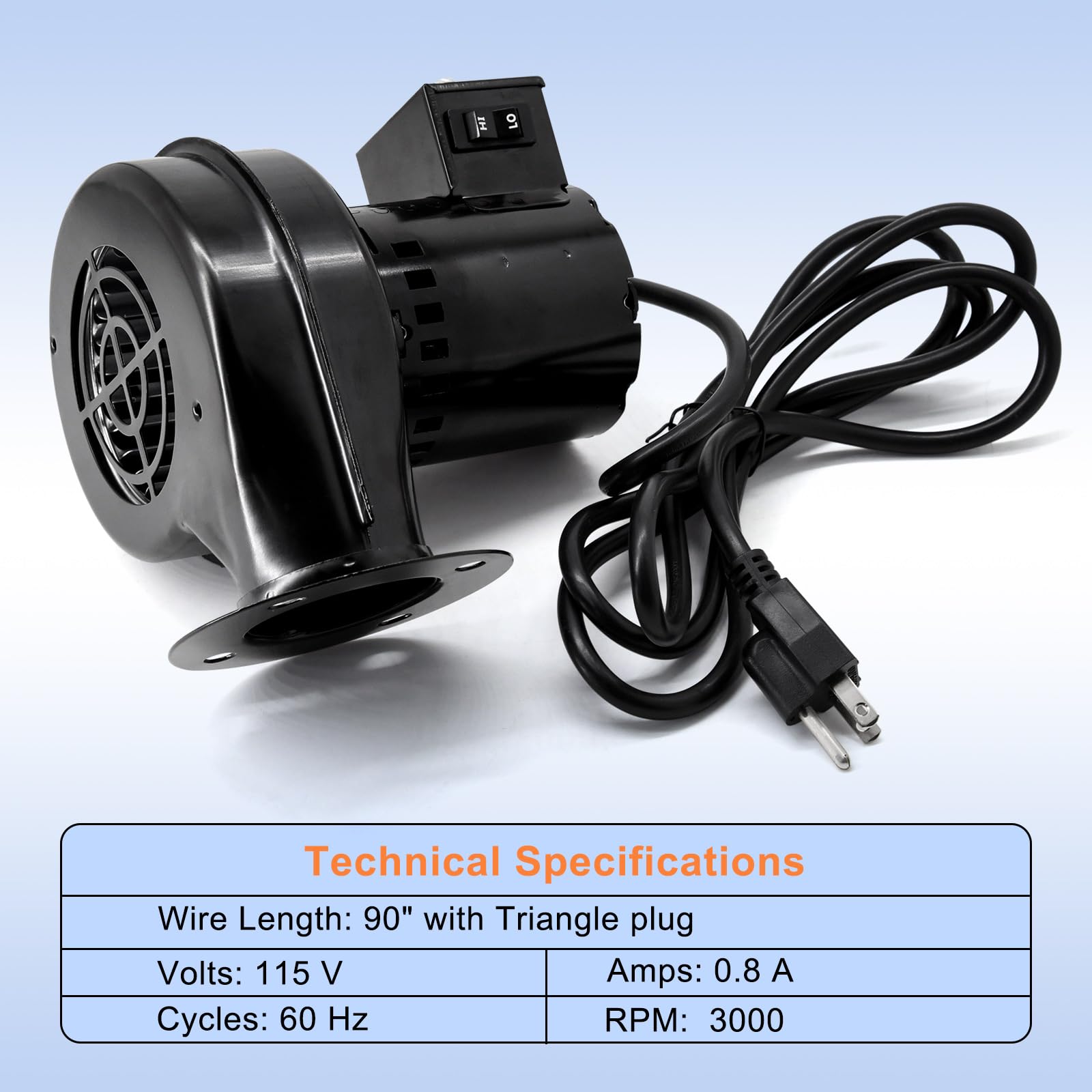 Snapklik.com : Criditpid AC-16 Wood Stove Convection Blower For ...