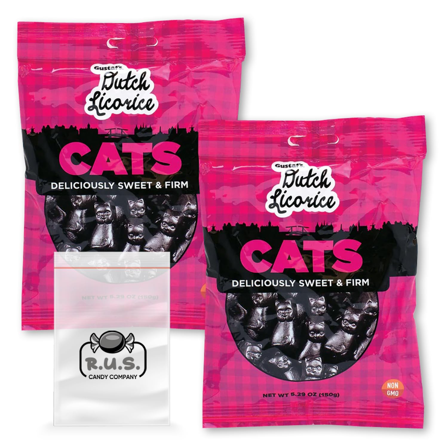 Amazon.com : Gustaf's Dutch Licorice Cats, 2 Pack - 5.29 oz Each ...