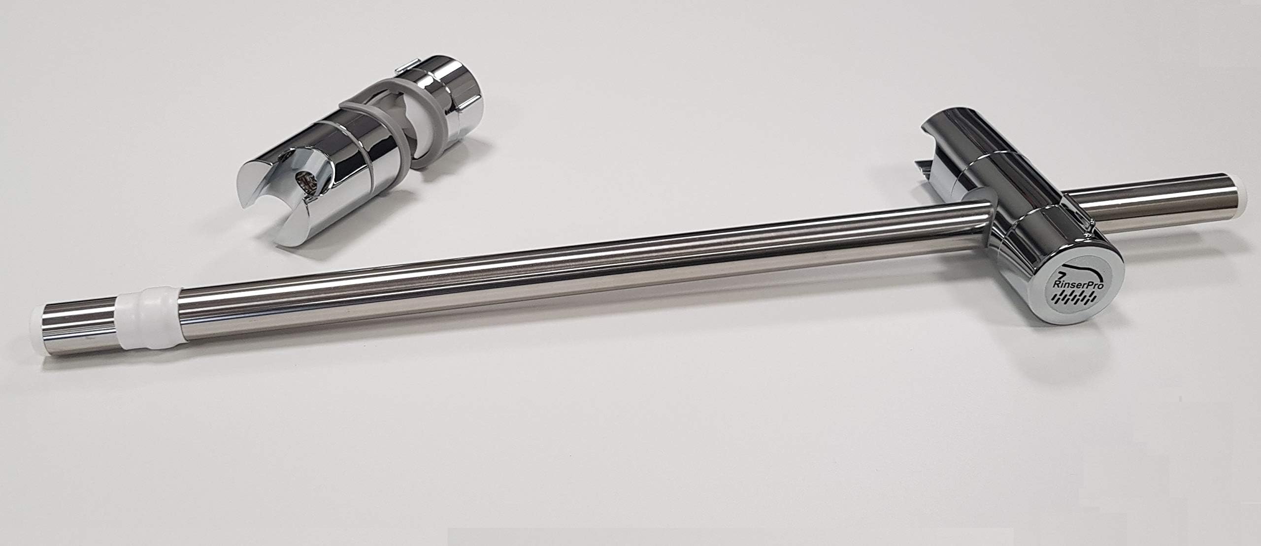 RinserPro - Shower Head 40cm Extender and Universal Riser Rail Bracket ...
