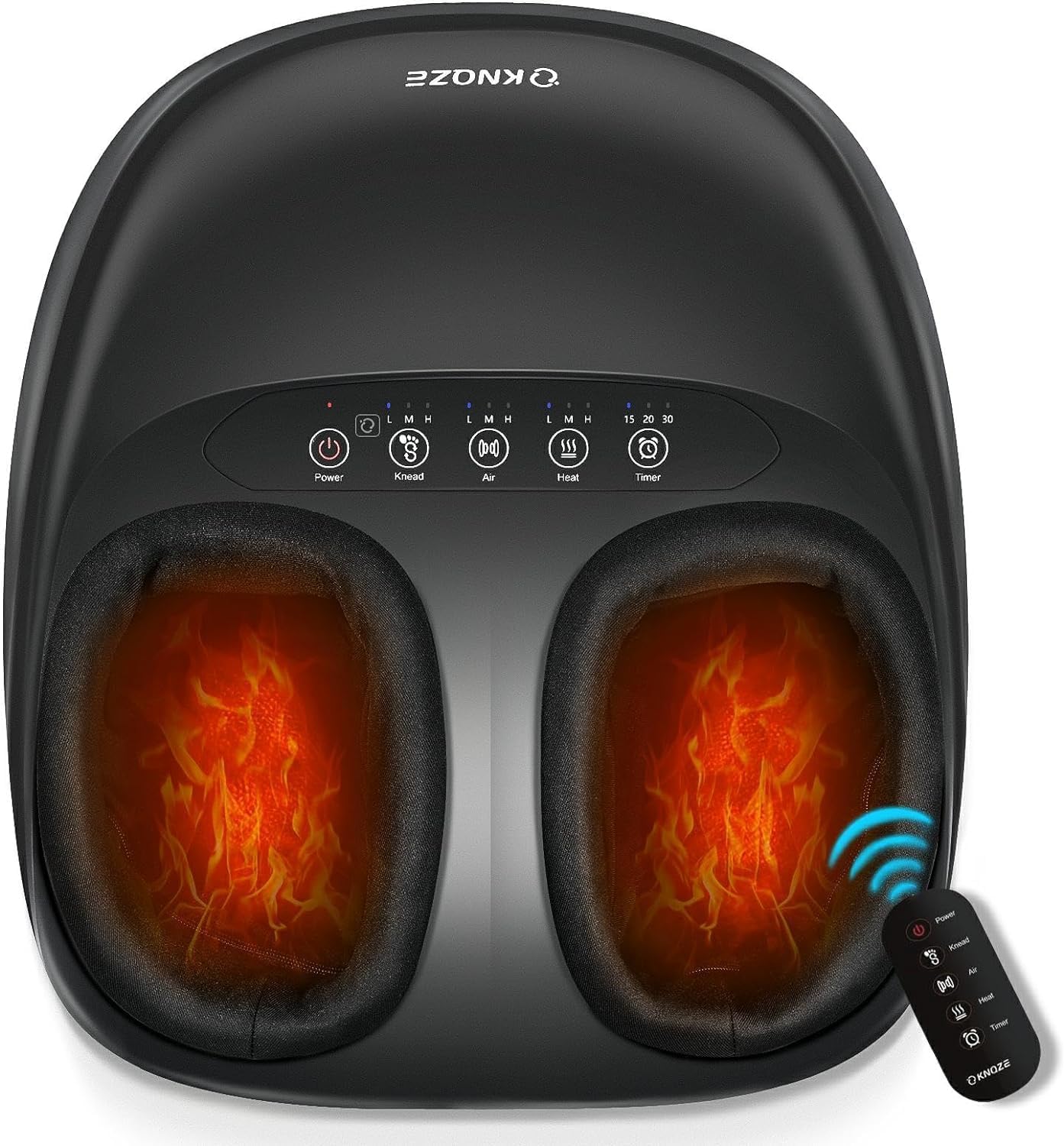 Amazon.com: KNQZE Foot Massager Machine with Heat, Shiatsu Deep ...