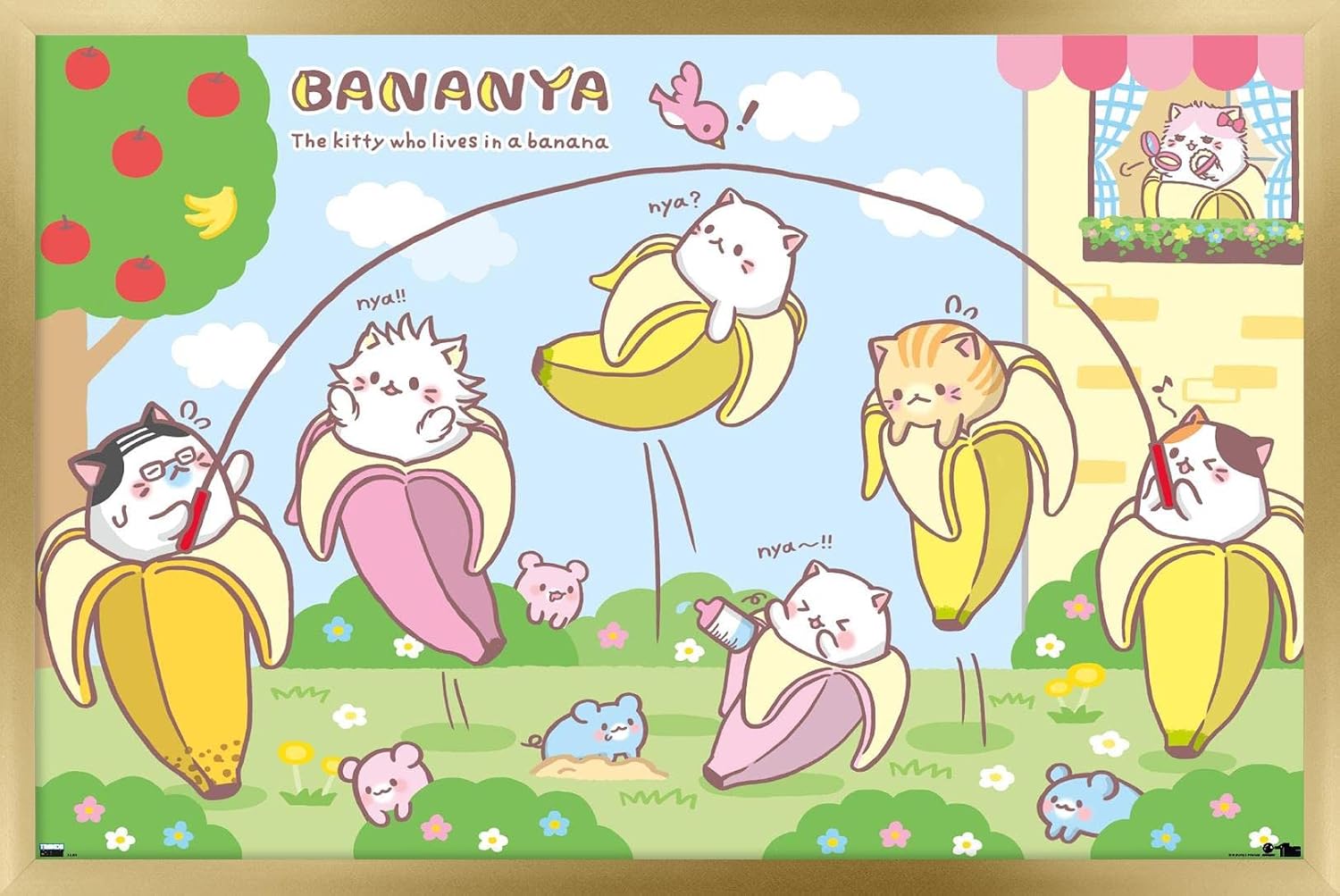 Trends International Bananya – Jump Rope Wall Poster – Yaxa Guatemala