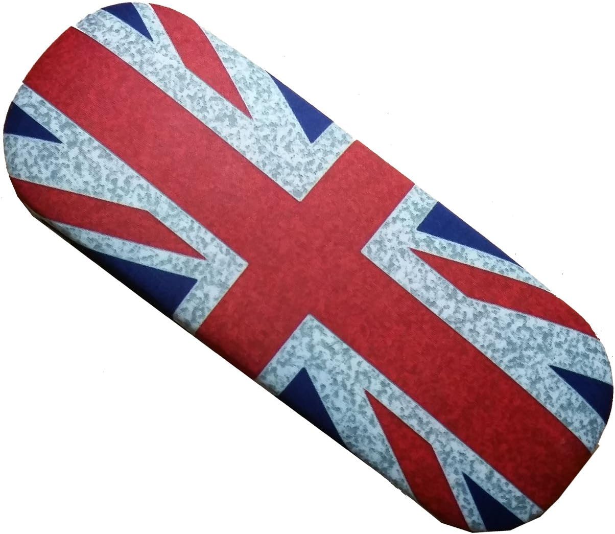 Distressed Union Jack Spectacle Case With Soft Cleaning Cloth, London ...