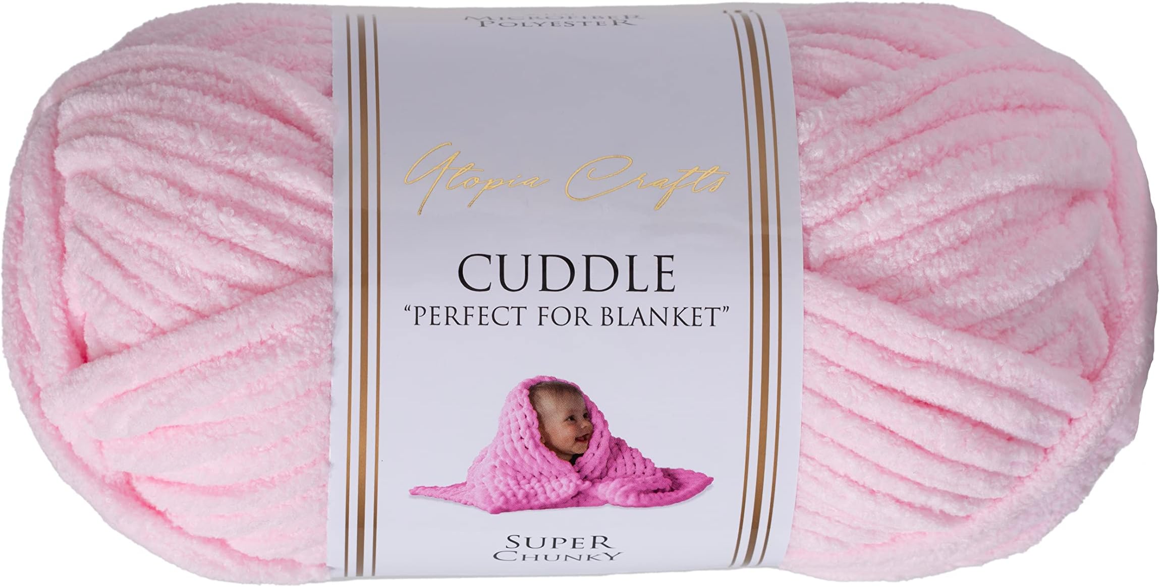 King Cole Yummy Chunky Supersoft Knitting Yarn 100g (Raspberry Ripple ...