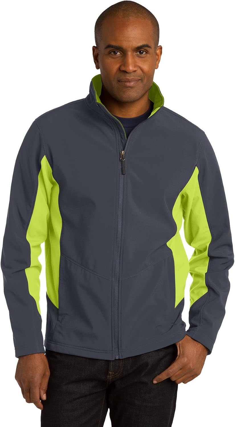 Port Authority Core Colorblock Soft Shell Jacket. J318 Battleship Grey ...