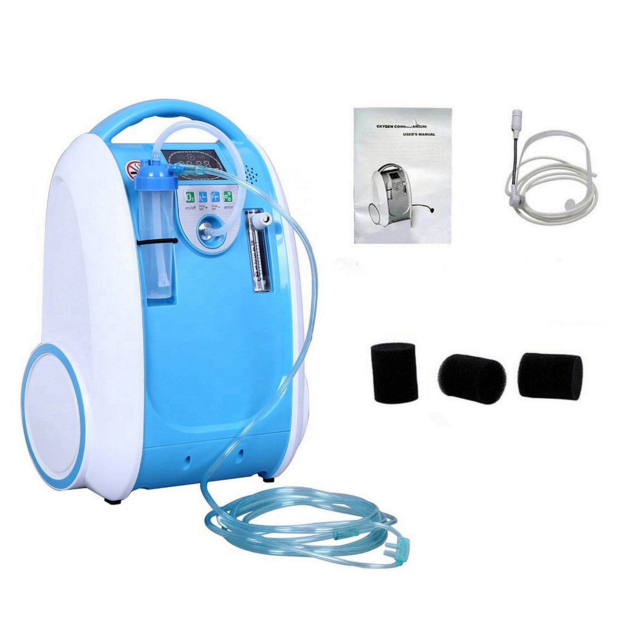 Buy Oxygen Concentrator Portable Oxygen Machine 5L with Anion Function ...