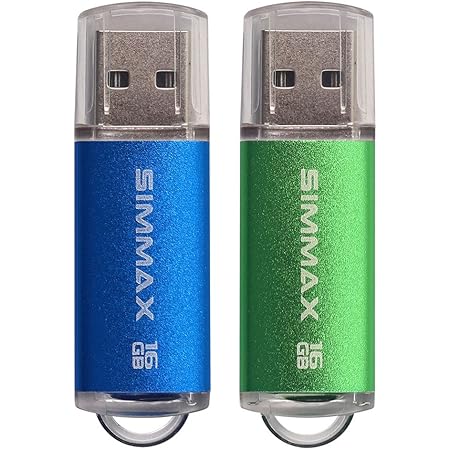 SIMMAX 32GB USB Flash Drives 2 Pack 32GB Memory Stick Swivel Design ...