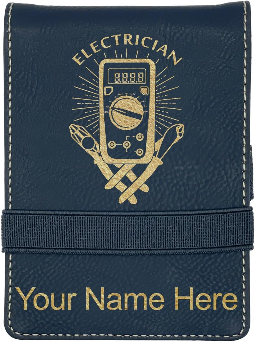 Amazon.com : LaserGram Mini Padfolio with Notepad and Pen, Electrician ...