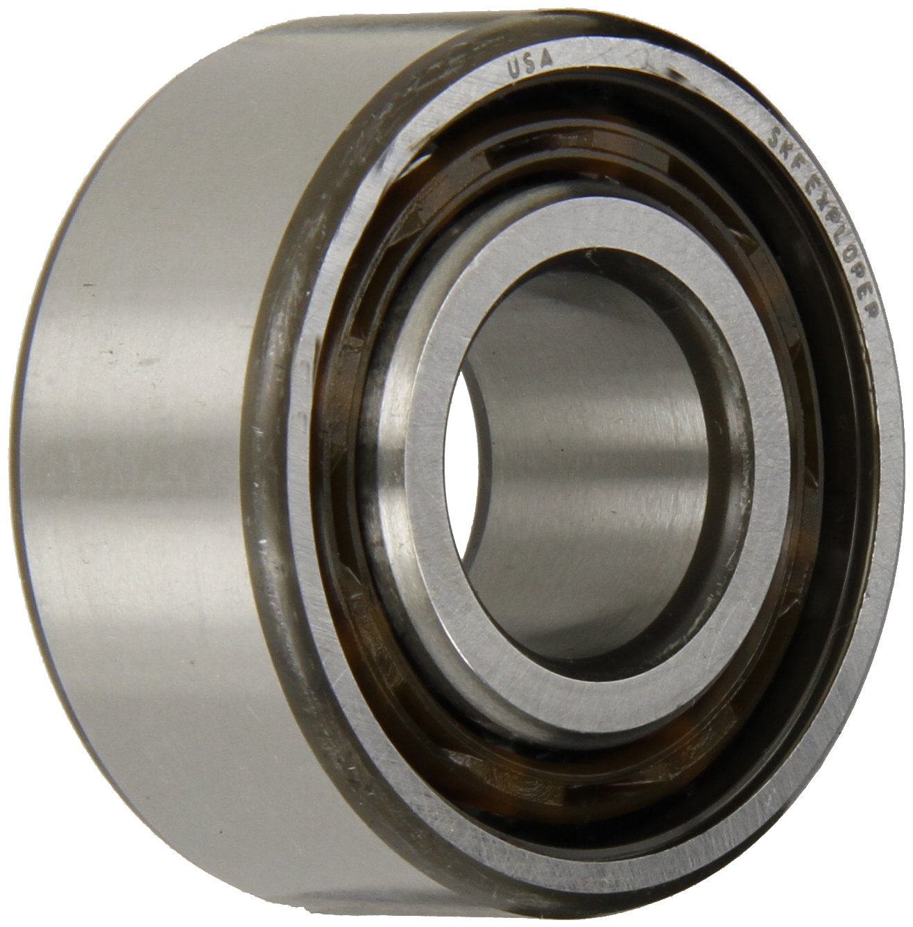 SKF 3204 ATN9 Double Row Ball Bearing, Converging Angle Design, ABEC 1 ...