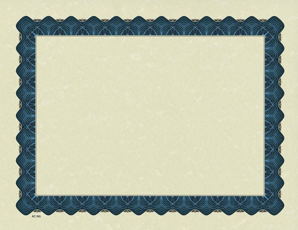 Amazon.com : Great Papers! Metallic Border Certificate, 8.5” x 11”, 400 ...