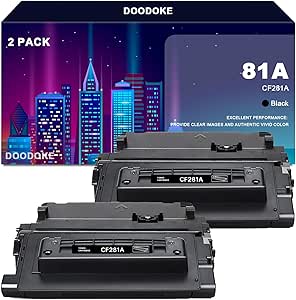 Amazon.com: 81A CF281A Black Toner Cartridge Compatible for HP ...