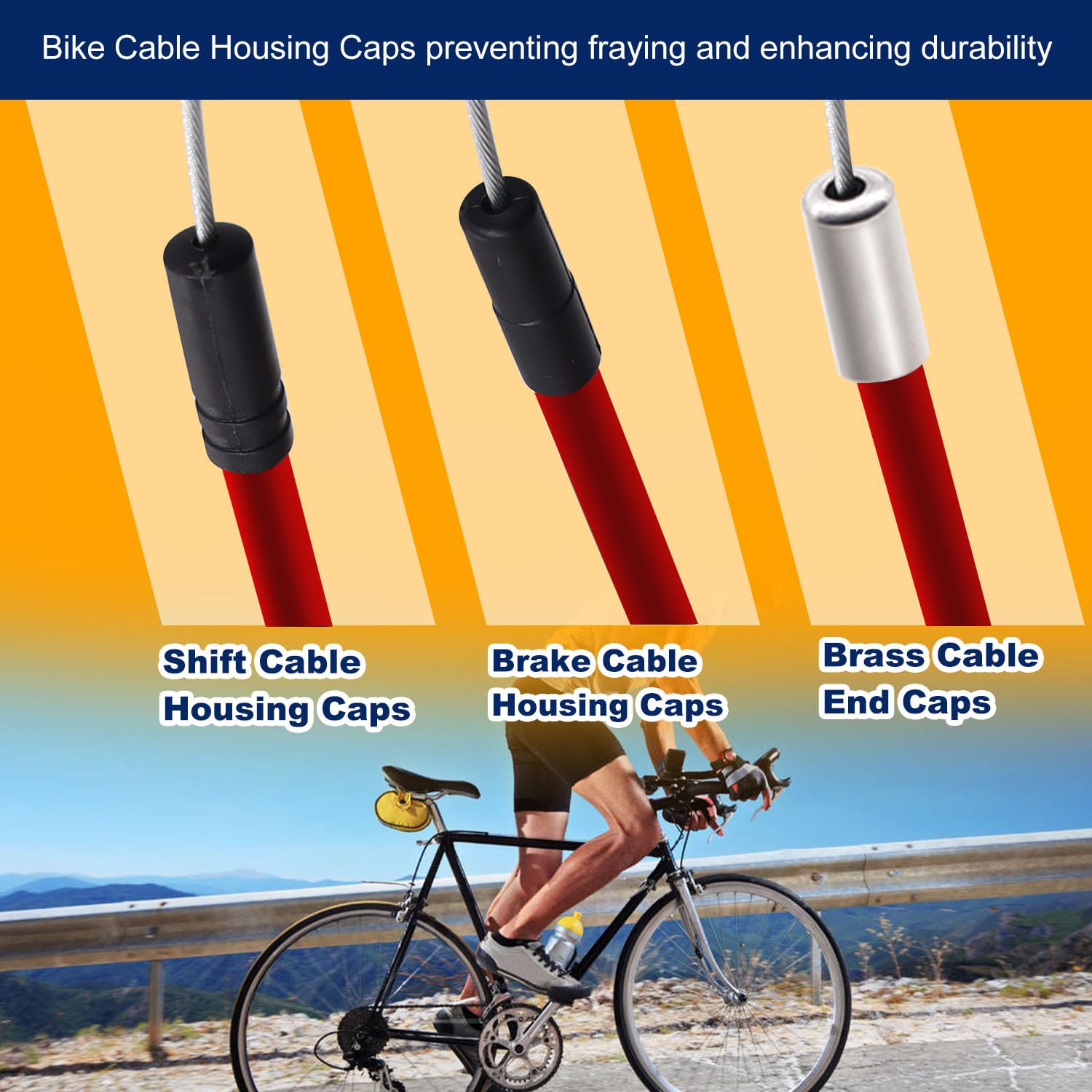 Snapklik.com : Weideer Universal Bicycle Brake Cable And Shift Cable ...
