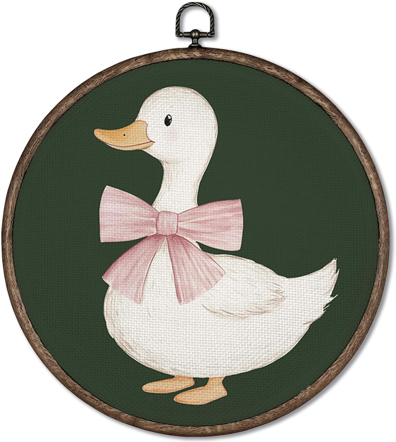 Amazon.com: GWFSJYU Cute Duck Framed Wall Art, Duck Bathroom Decor ...