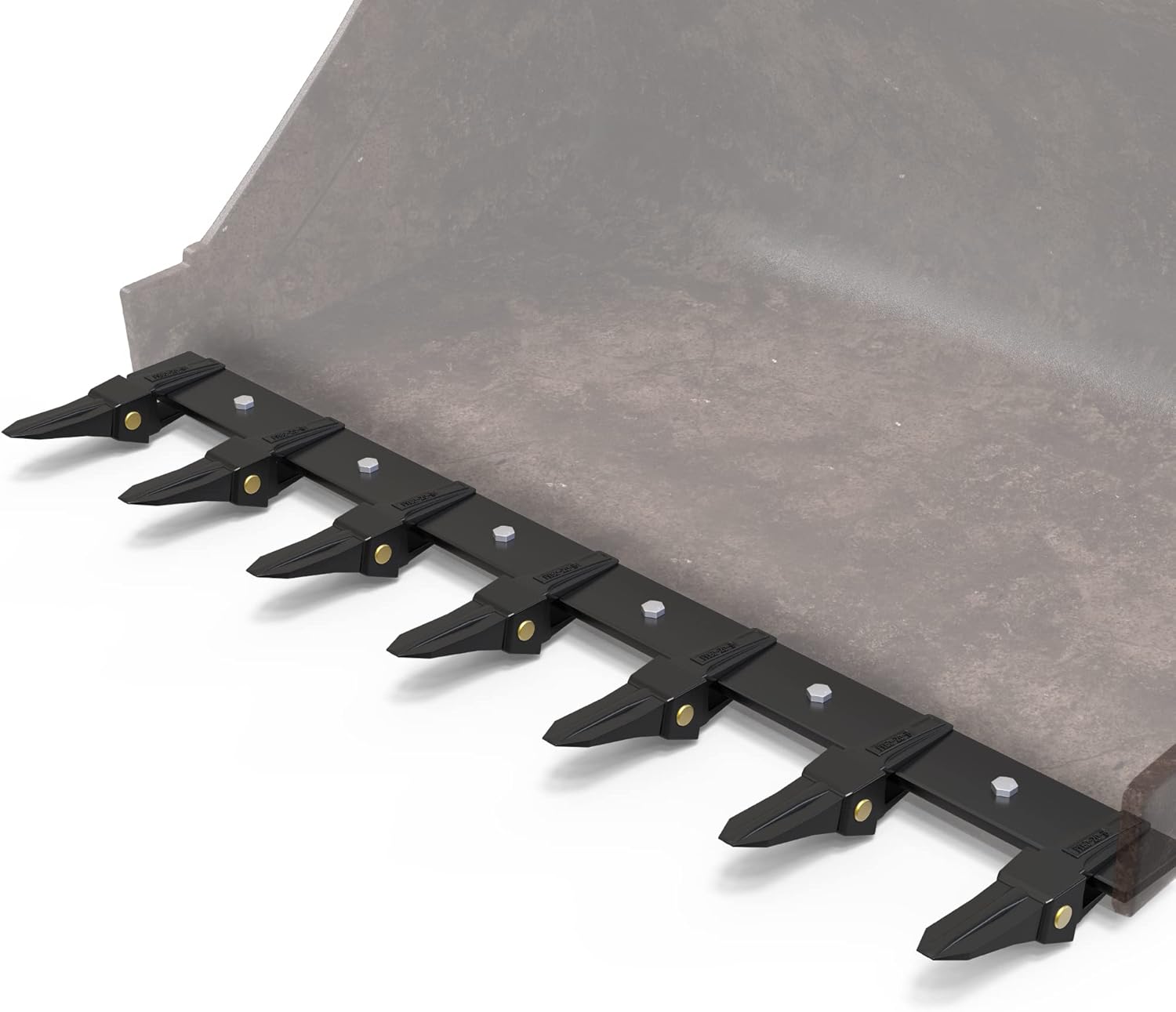 Amazon.com: YITAMOTOR Bucket Tooth Bar, Tractor Bucket Teeth, 72" Steel ...