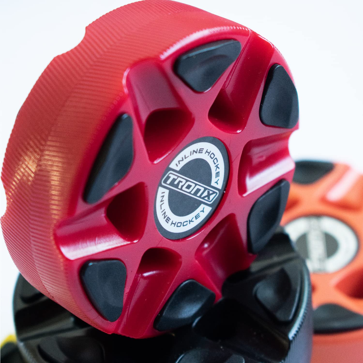 Snapklik.com : TronX Stryker Inline Roller Hockey Pucks 4 Pack