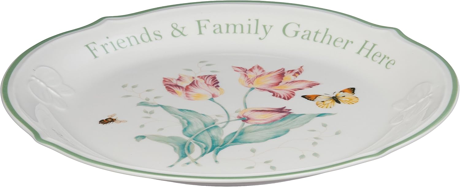 Amazon.com | Lenox Butterfly Meadow "Friends & Family Gather Here" 12 ...