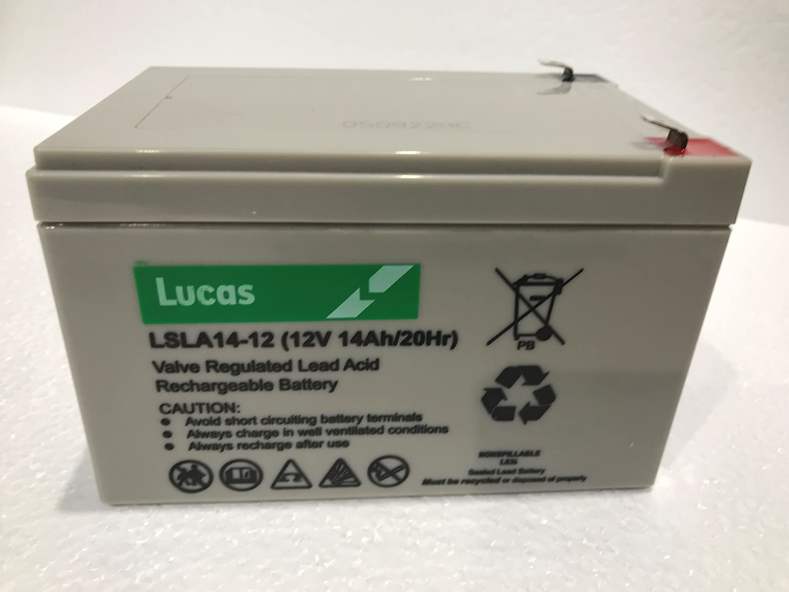 Lucas - rechargeable 12v-14ah heavy duty,mobility battery: Amazon.co.uk ...