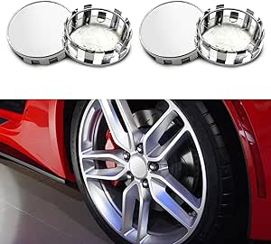 Lecctso 4PCS Wheel Center Caps, Wheel Center Hub Cover, OD 2.12" ID 1. ...