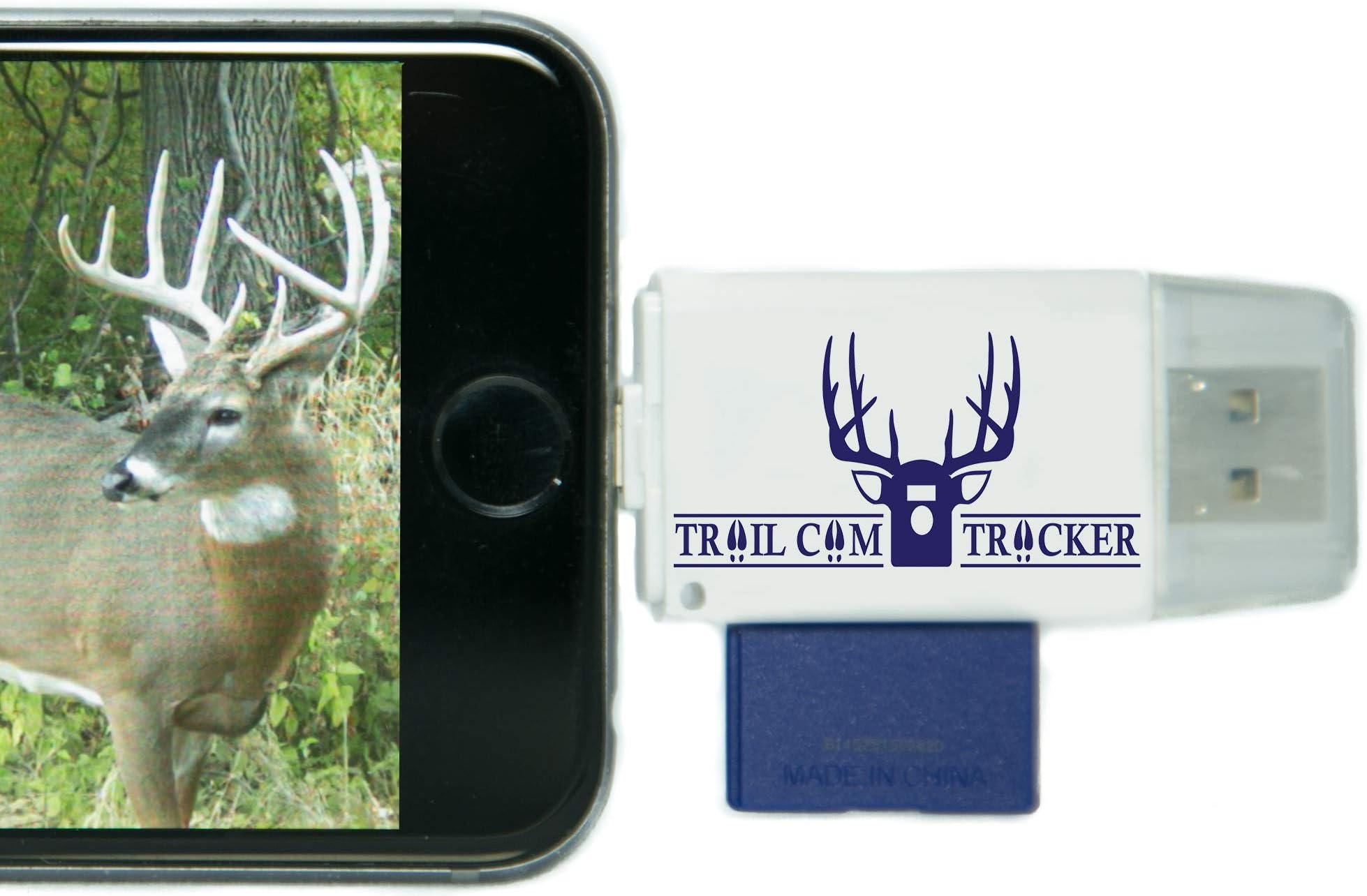 Amazon.com: Trail Cam Tracker SD Card Reader for iPhone & Android Micro ...
