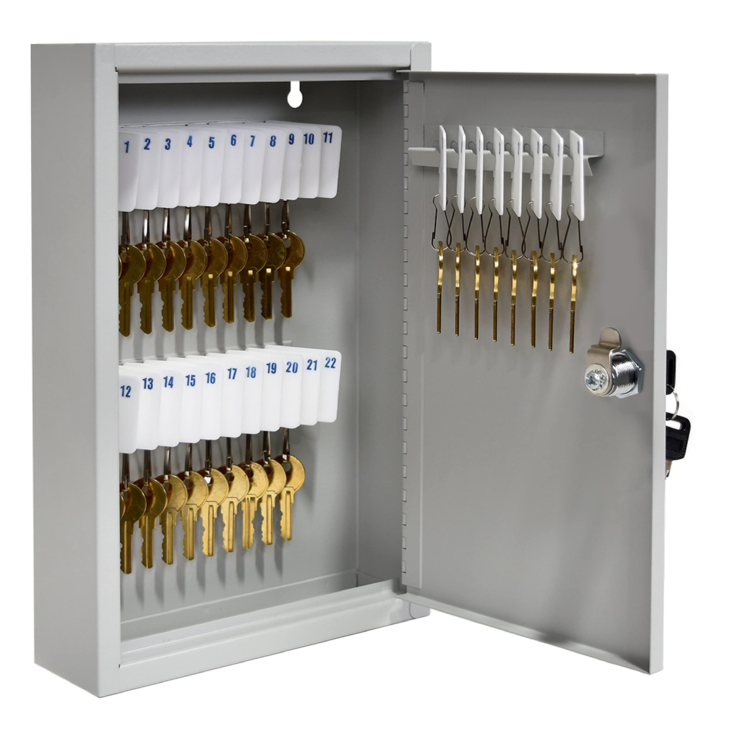 Amazon.com: BankSupplies STEELMASTER 30 Key Cabinet | Single Lock ...