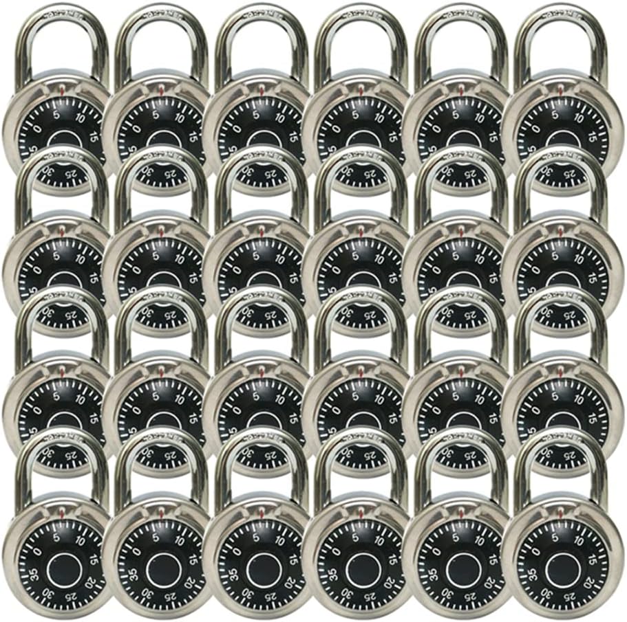 Generic Combination Lock, 2 in. Wide, with 3 Different Combinations ...