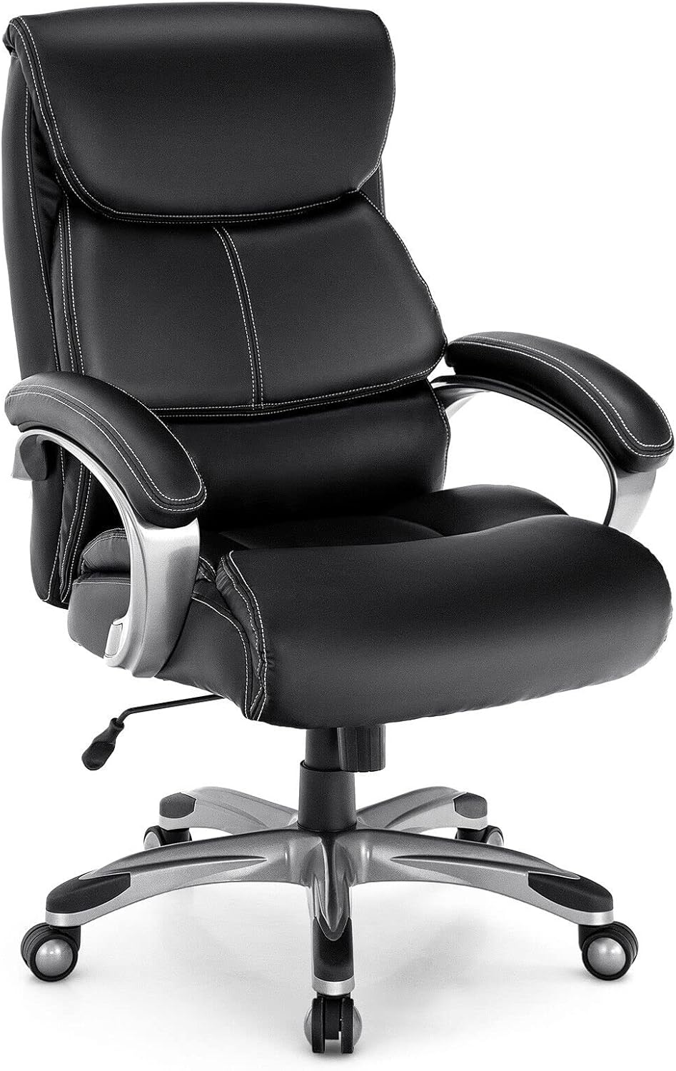Amazon.com: Executive PU Leather Office Chair Ergonomic Office Chair ...