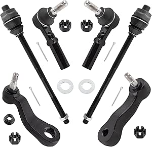 Amazon.com: YMAUGP 6pcs Suspension steering Kit Inner & Outer Tie Rod ...