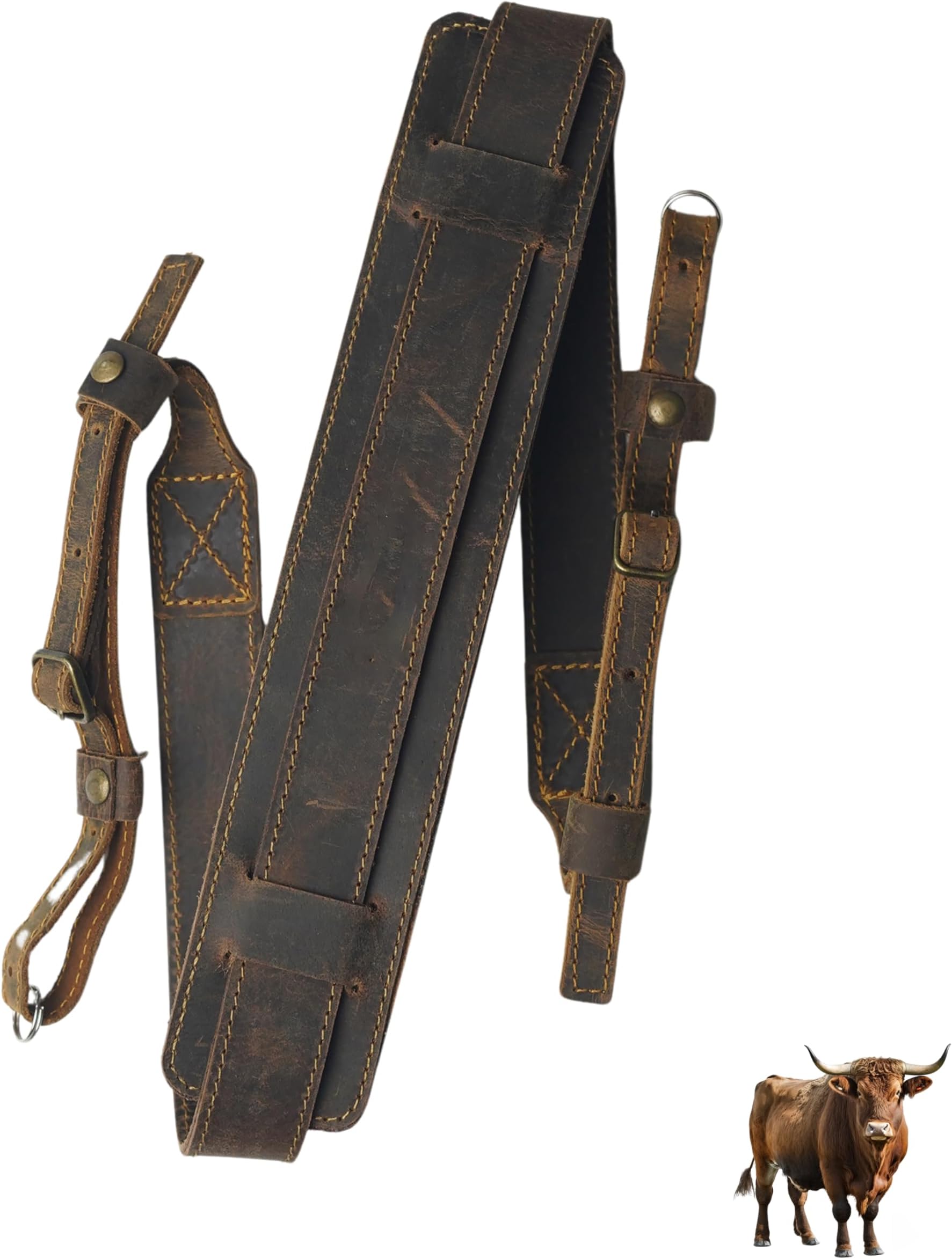 Amazon.com : Fotodiox Pro, Leather Neck Strap for Rollei, Rolleiflix ...