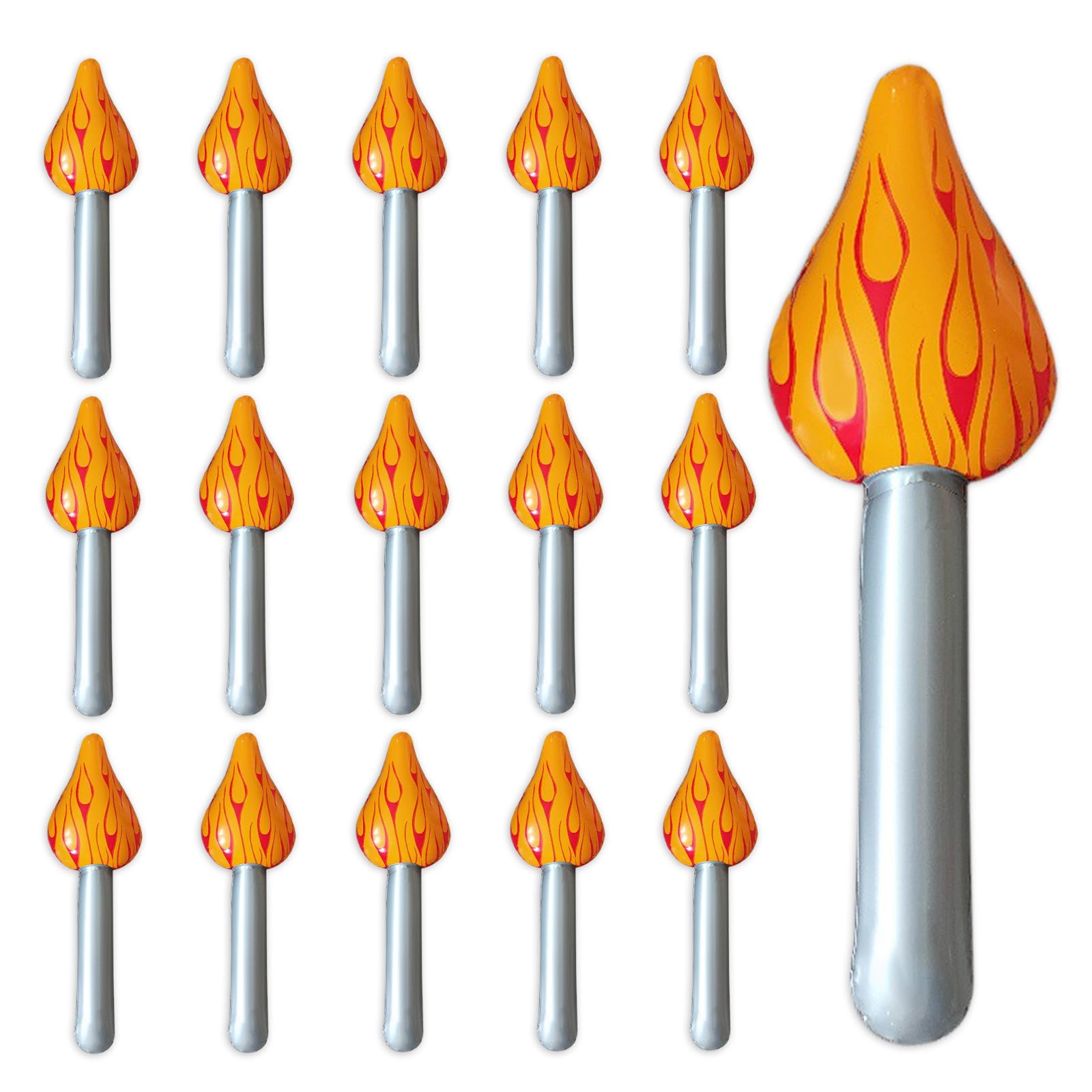 Amazon.com: 15-Pack Inflatable Torch Fun Torch Inflates - Perfect ...