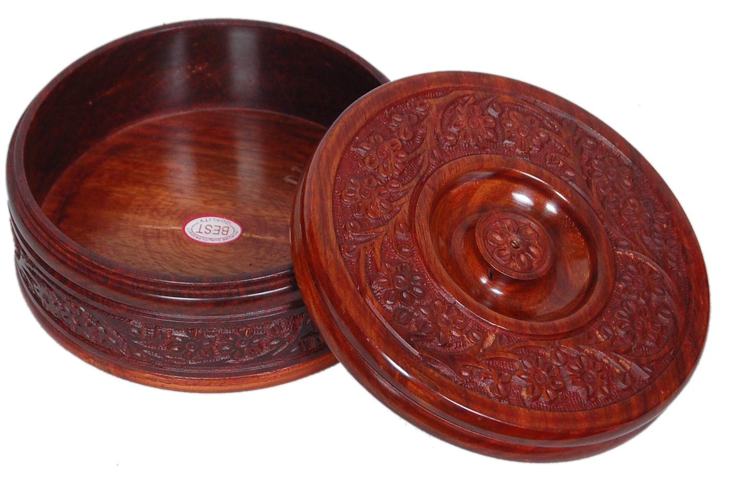 Buy Masterarts Pure sheesham Wood Small Box Best for Dry Fruits Snacks ...