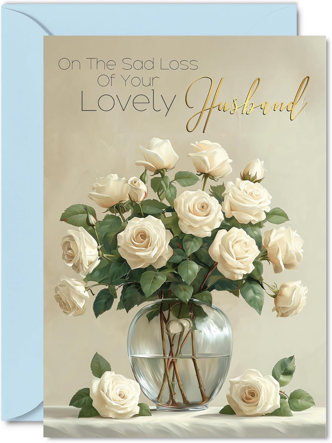 Sympathy Cards Loss of Husband - Lovely Husband Condolences Card ...