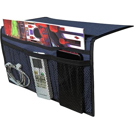 Amazon.com: Bedside Caddy, Bedside Storage Organizer, Hanging Bedside ...