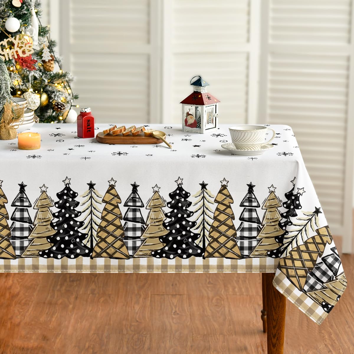 Amazon.com: Horaldaily Christmas Tablecloth 60×84 Inch Rectangular ...