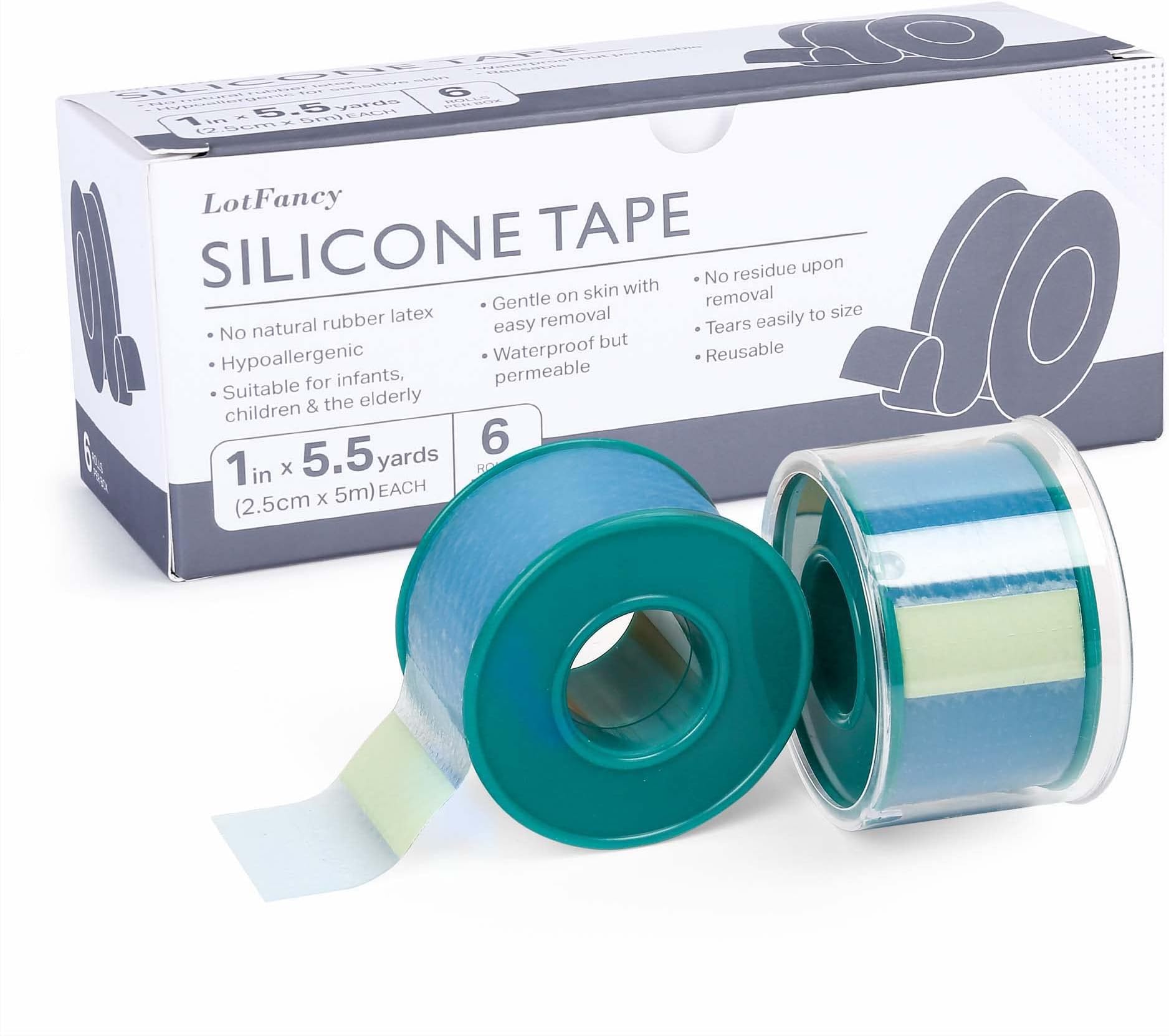 Amazon.com: Medvance Soft Silicone Tape with Perforation for Easy Cut ...