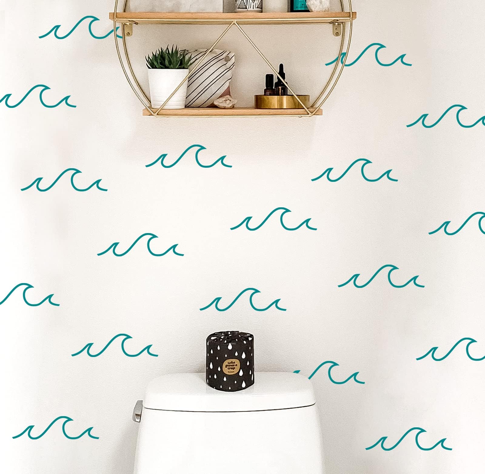 Amazon.com: Wave Wall Decals/Wave Sticker/Summer Ocean Decor Sticker ...
